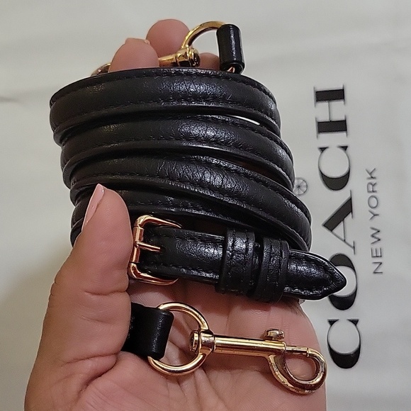 Coach | Bags | Coach Black Leather Replacement Strap | Poshmark